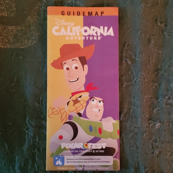 Disney | Other | April 28 Pixar Fest Disneyland Resort Guide Maps ...